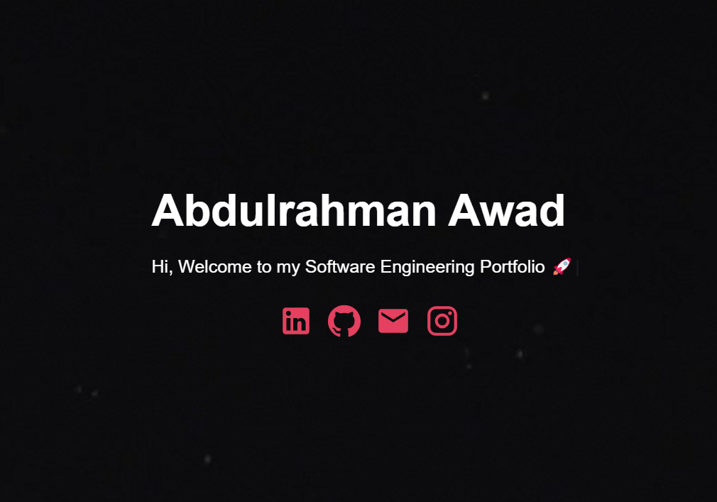 Abdulrahman Awad Personal Portfolio